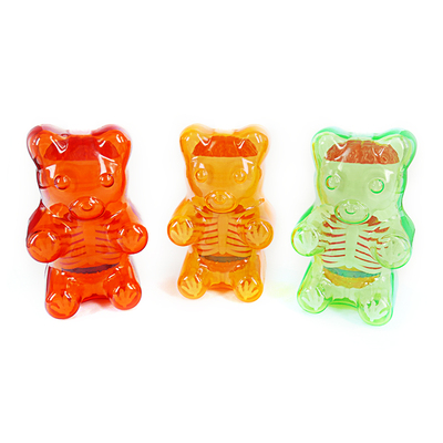 [MSX]现货 mighty jaxx 透明小熊糖 Jason Freeny 4.25寸