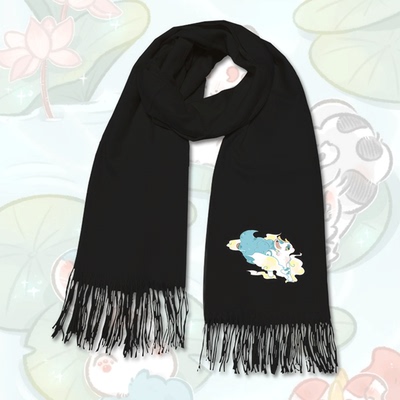 国漫可爱印花披肩围脖可定制围巾