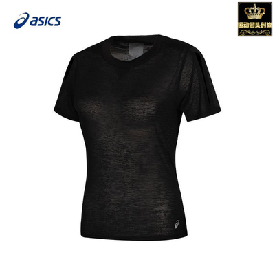 ASICS女轻薄速干跑步运动短袖T恤