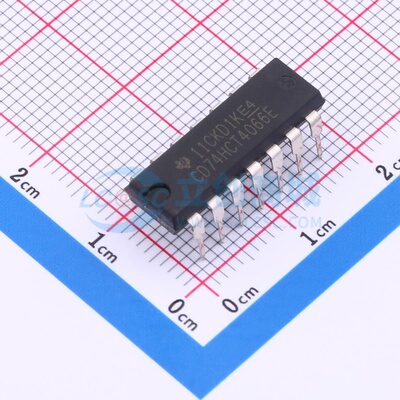 模拟开关/多路复用器 CD74HCT4066E PDIP-14 TI/德州 电子元器件