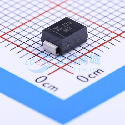 静电保护器(TVS/ESD) SMBJ51A-13-F DO-214AA DIODES(美台) 原装