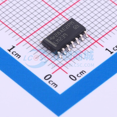 比较器 LM239D SOIC-14 TI/德州 电子元器件配单原装正品