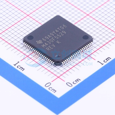 单片机(MCU/MPU/SOC) MSP430F5529IPN LQFP-80 TI/德州 原装正品