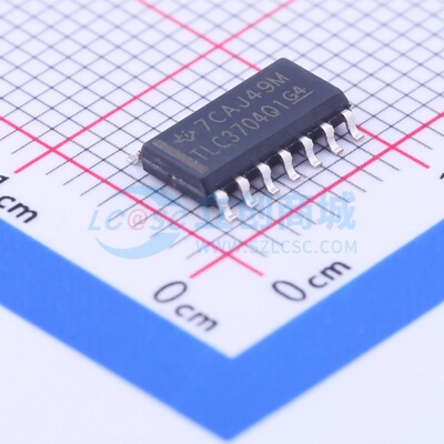 比较器 TLC3704QDRQ1 SOIC-14 TI/德州 电子元器件配单原装正品