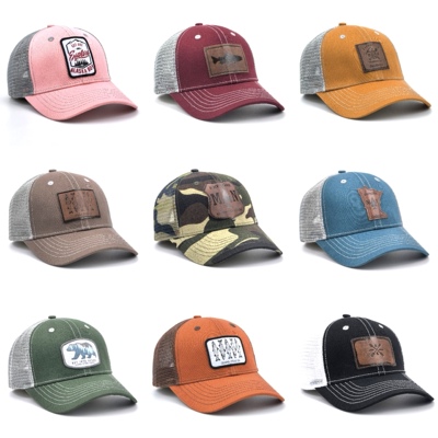 欧美复古 动物彩色简约时尚夏季户外遮阳运动透气网帽棒球帽B0320