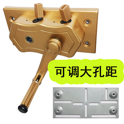 免打孔晒得乐自然美盼盼品牌通用手摇器双杆晾衣架两三孔更换配件