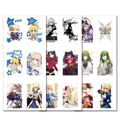 漫能日本fate笔杆贴纸