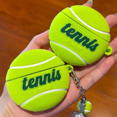 简约仿真植绒网球OPPO耳机壳