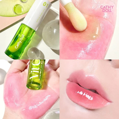 Demi在泰国|泰国CathyDoll凯婷娃娃变色唇油唇釉养唇显色滋润保湿