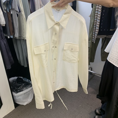 MORETHANYESTERDAY薄款衬衫