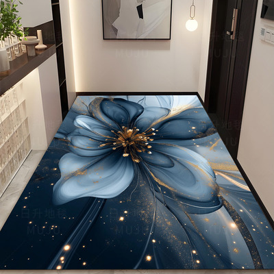 [90*160cm]3mm蓝璨轻奢风硅藻泥吸水防滑入户门垫