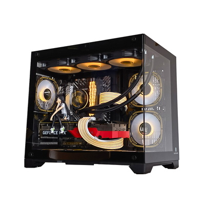 I5 12400F/12600KF/14600KF无显卡过渡台式DIY电脑整机海景房主机