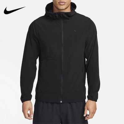 正品Nike耐克上衣百搭黑色男子秋季运动夹克保暖外套 FB7552-010