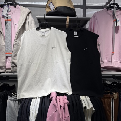 NIKE耐克男背心25夏新款跑步运动训练透气刺绣无袖T恤II1856-010