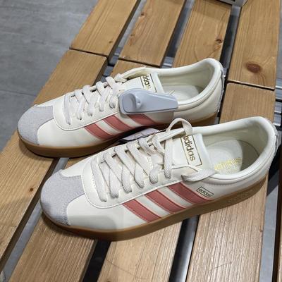 阿迪达斯AdidasVLCourtClassic米粉复古休闲低帮板鞋JH5064