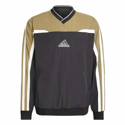 Adidas/阿迪达斯2025新款男士经典三条纹套头衫JD5395