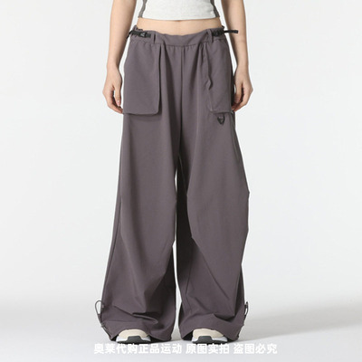 正品Adidas/阿迪达斯女子新款简约宽松运动休闲长裤 JE8584 8583