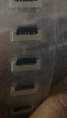 P-TWO连接器196087-06021-3 原装 6Pin 1.0MM翻盖 银脚  现货出售