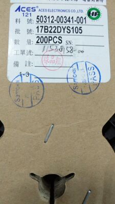 50312-00341-001ACES宏致连接器 刺破式针座 连接座子3Pin 现货