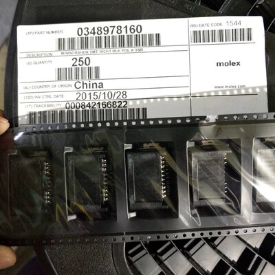 molex连接器 34897-8160 0348978160 Mini50 PCB插座头16Pin现货