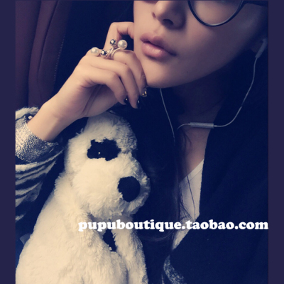 英国Jellycat黑白小狗毛绒玩偶