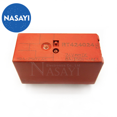 RT424024 二开二闭通用RTE24024 24VDC 8A 继电器