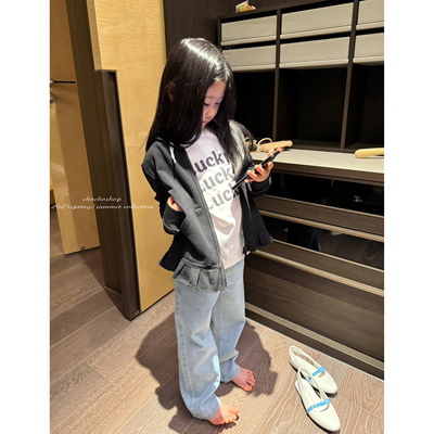 春季新款女童套装洋气时髦