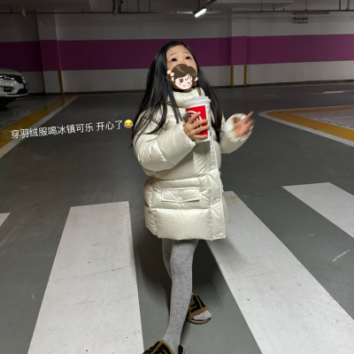 一件过冬中长款加厚羽绒服chocho