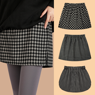 叠穿鲨鱼裤遮屁股神器大码半身裙