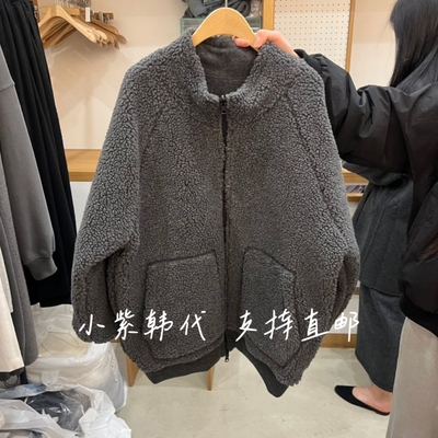 韩国东大门代购毛绒外套女