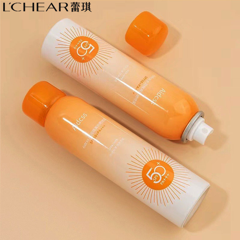 蕾琪Aidcss水润隔离防晒喷雾SPF50+PA+++速干军训防紫外线清爽白