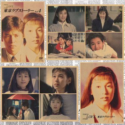 复古牛皮纸壁画电影海报