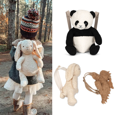 24年KS新品卡通兔子背包可爱儿童造型包恐龙公仔包