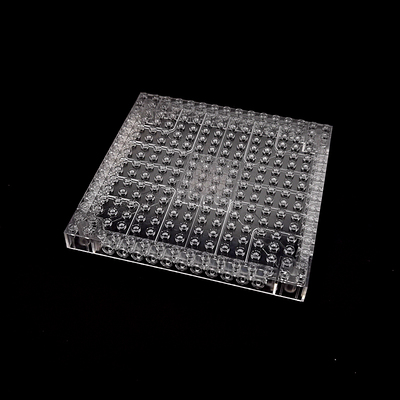 乐积儿65803小颗粒积木配件高16×16带孔厚板像素画马赛克MOC底板