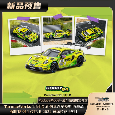保时捷911GT3R黄绿拉花#911