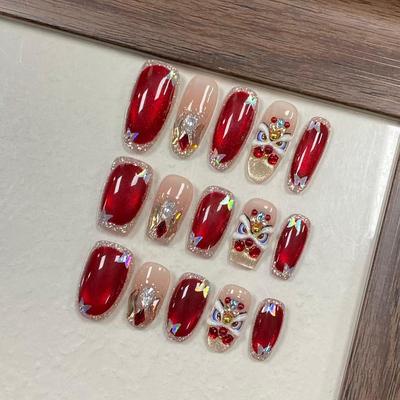 新款精品高端纯手工穿戴甲