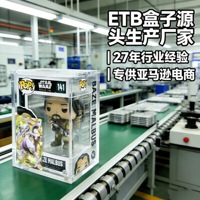 亚克力手办盒收纳展示盒汽车模型防尘盒ETB亚克力卡牌盒