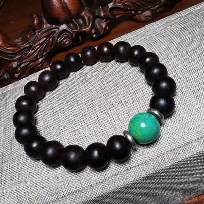 13419  藏传老金星紫檀手串｜沉韵金星，岁月凝香