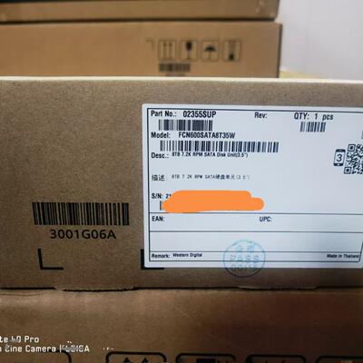 华为 8T服务器硬盘 SATA   全新盒装02355SUP正品原厂质保