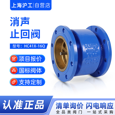 上海沪工消声止回阀HC41X-16Q