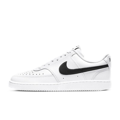 Nike Court Vision 1 舒适 低帮 板鞋 男女同款 白黑