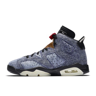 JordanAirJordan6“WashedDenim”牛仔布水洗丹宁耐磨高帮