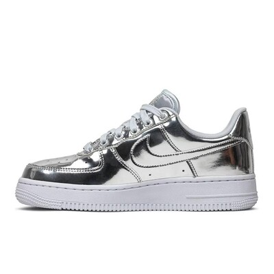 【六饼体育】NikeAirForce1LiquidMetal舒适低帮板鞋女款