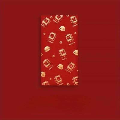 40Pcs  2025 Chinese New Year Red Envelopes, Snake Zodiac Red