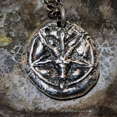 恶魔吊坠主师纯银情侣