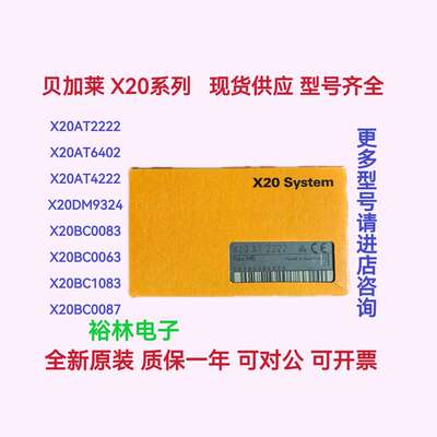 20AT2222 X20AT6402 X20AT4222 X20DM9324 贝加莱 全新询价议价！