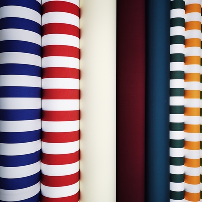 2米宽高防雨布耐晒遮阳布面料涤纶色织牛津布雨篷雨搭伸缩蓬用布