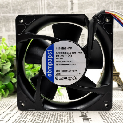 4114N/2H7P 原装德国 EBM 12CM 变频器风扇 12038 24V 3.8A 90W