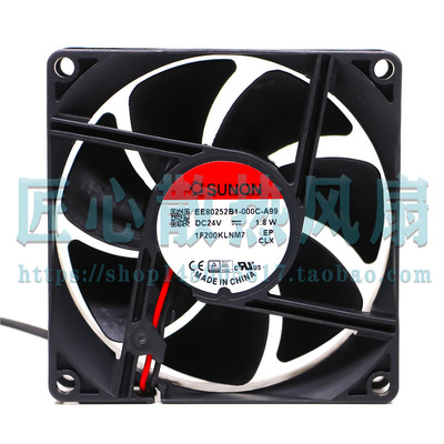 全新SUNON建准EE80252B1-000C-A99 8025 24V 1.8W 直流散热风扇
