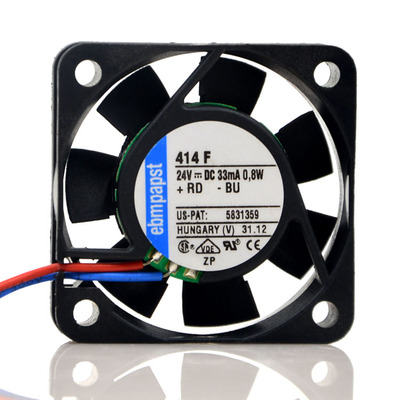 德国ebm TYP 414F 414FH 24V 0.8W/0.9W 变频器散热风扇4010